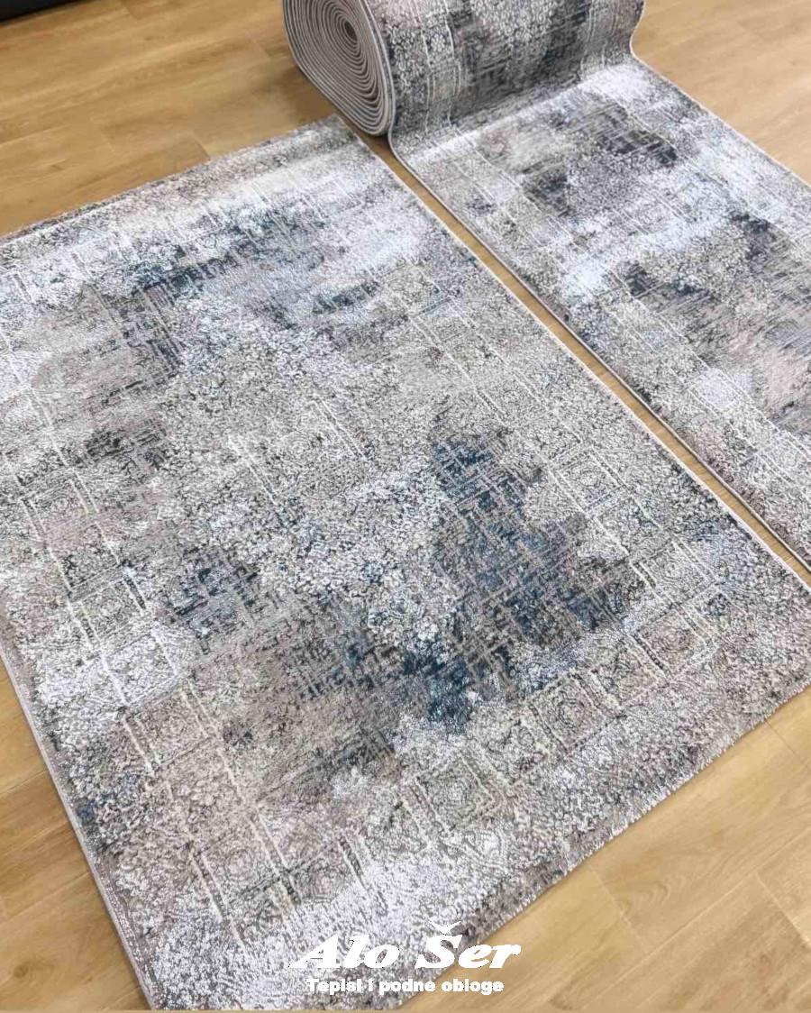 Tepih staza Sofia 214 cream-blue 80cm - Tepisi AloŠer